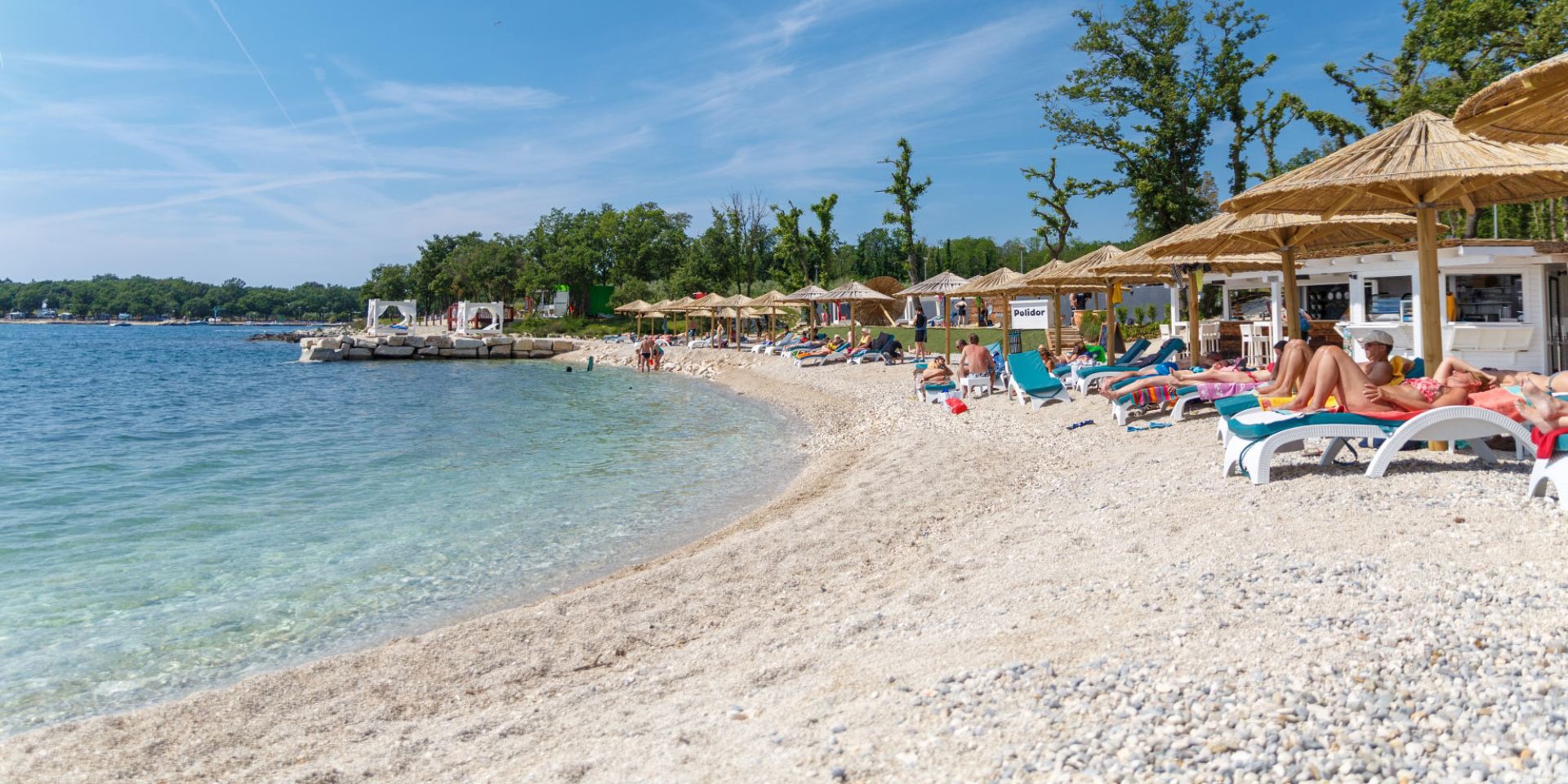 Plaža Polidor u Funtani smještaj i apartmani u okolici | Apartmanija.hr